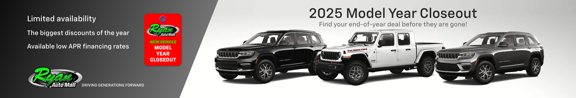 New Jeep, Ram, Dodge & Chrysler Vehicles | Ryan CDJR Monticello, MN